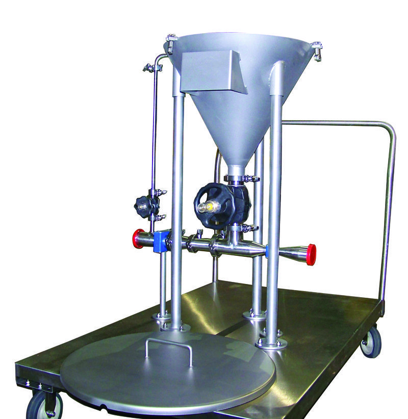 Figure 267S Stainless Steel Sanitary Eductor with Hopper, washdown ...